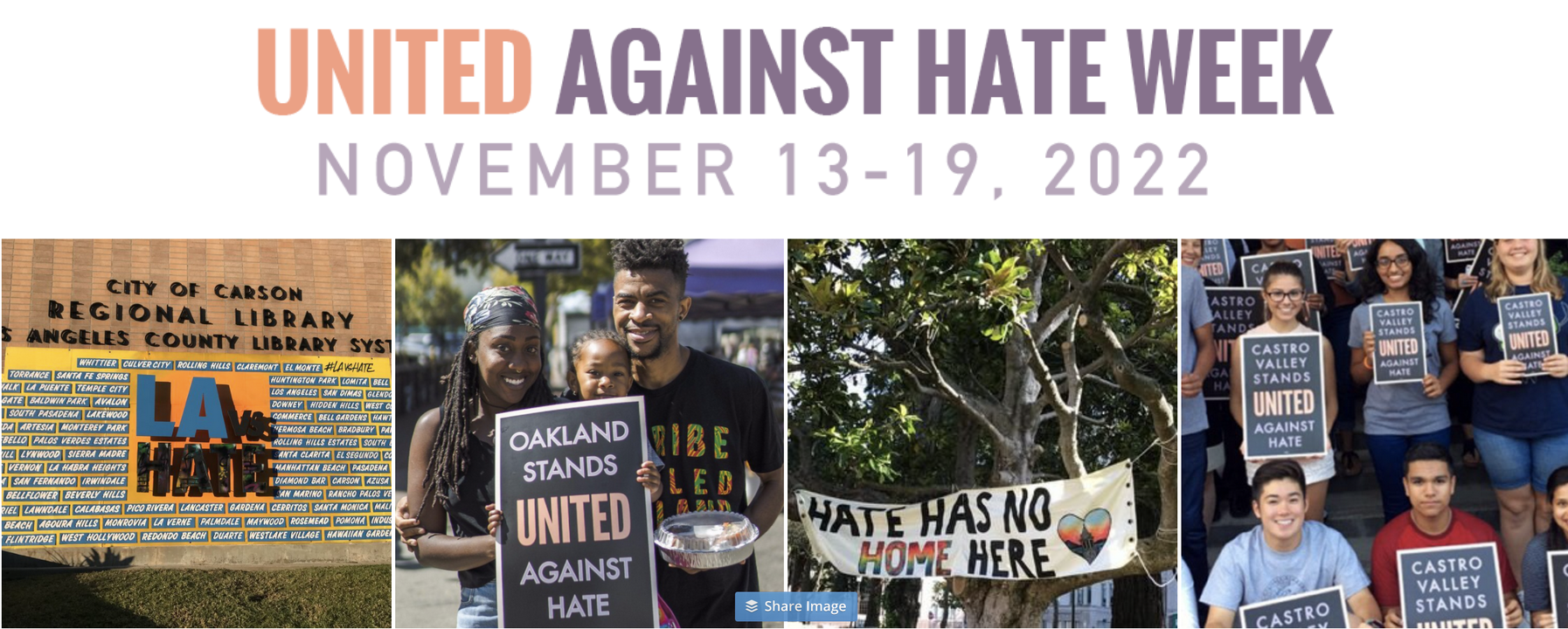 United Against Hate Week | Nov 13–20, 2022 - Resource Center for ...